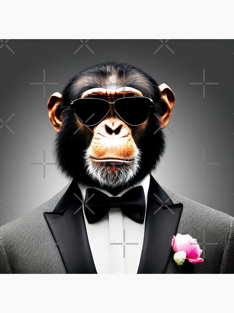 "Professional monkeys, chimps and primates in suits or clothes 5 ...