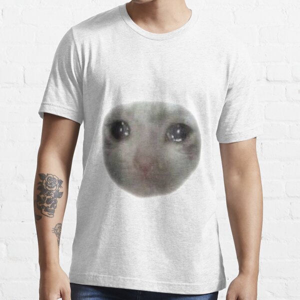 Crying Teary Eyed Sad Cat Meme T Shirt For Sale By Cleverjane