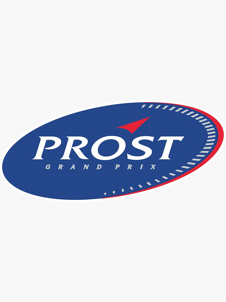 "PROST F1 TEAM" Sticker by Aspretto | Redbubble