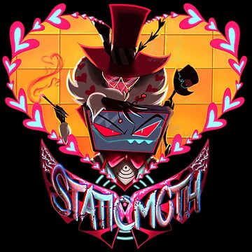 "Vox and Valentino- Staticmoth " Sticker for Sale by SinfulVox | Redbubble