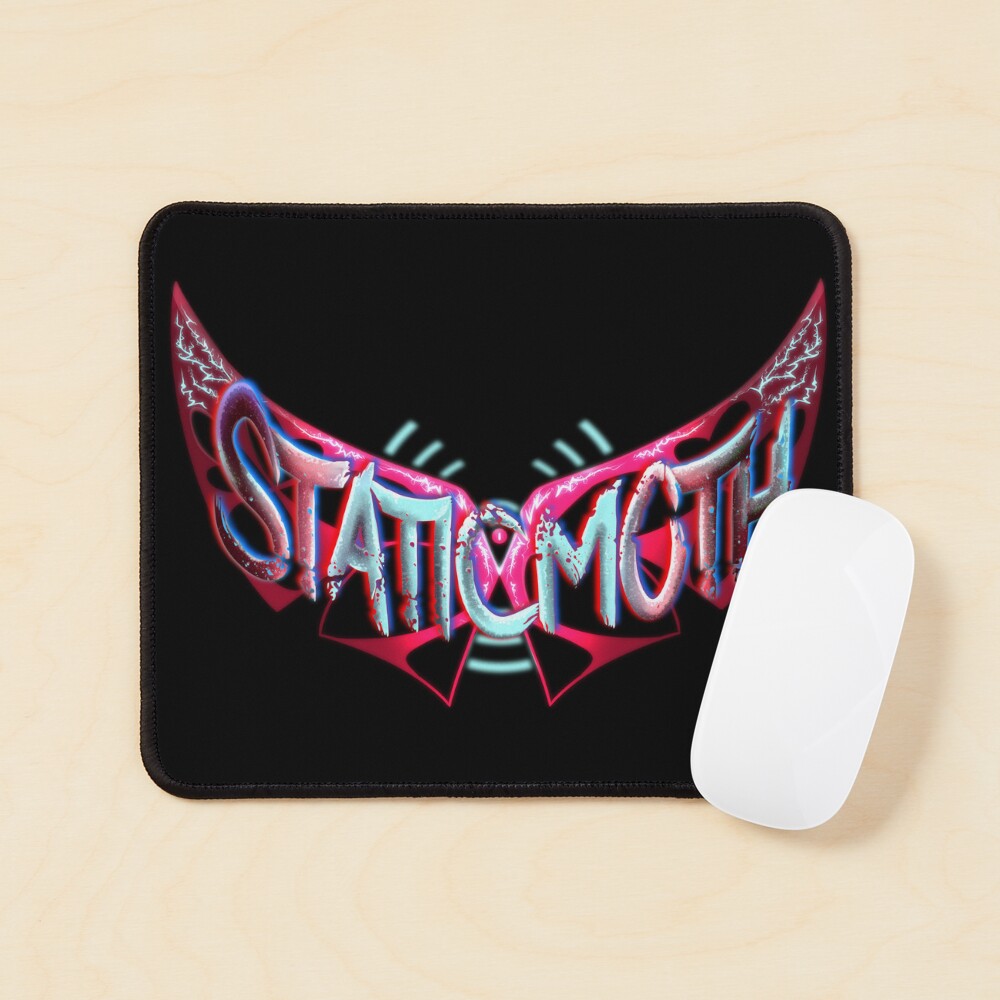"Hazbin Hotel Staticmoth Logo" Sticker for Sale by SinfulVox | Redbubble