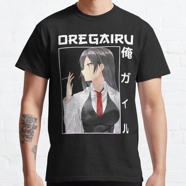 "Hiratsuka Shizuka Oregairu Anime Girl Waifu Fanart" Classic T-Shirt ...