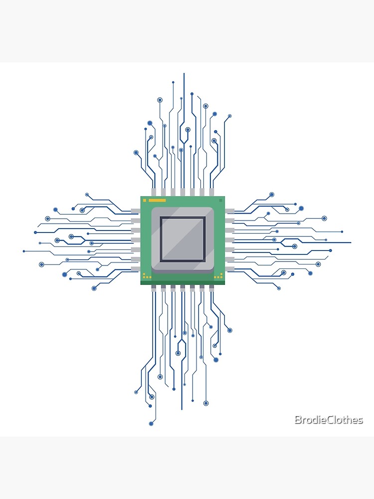 "CPU Heart" Poster by BrodieClothes | Redbubble