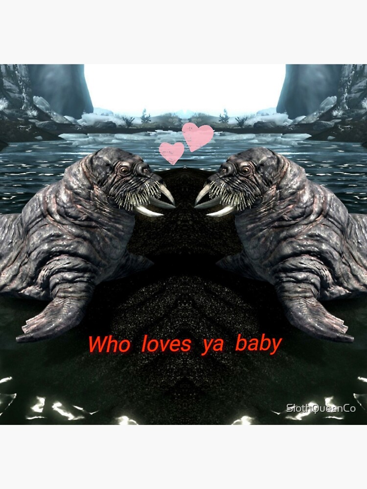 "HORKER LOVE I // SKYRIM" Sticker for Sale by SlothQueenCo | Redbubble