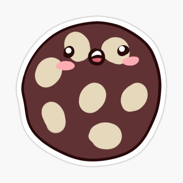 "Kawaii chocolate chip cookie" Sticker for Sale by Yarafantasyart ...