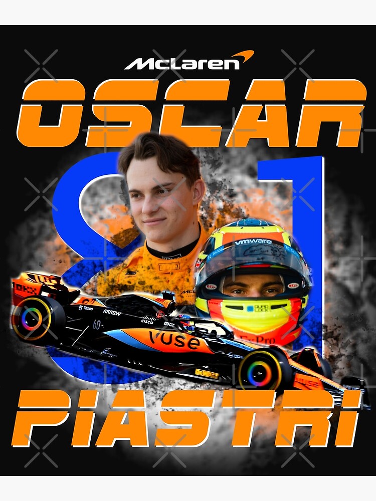 Oscar Piastri Formula One F1 Driver 2023 Fan Art, American Driver Logan ...