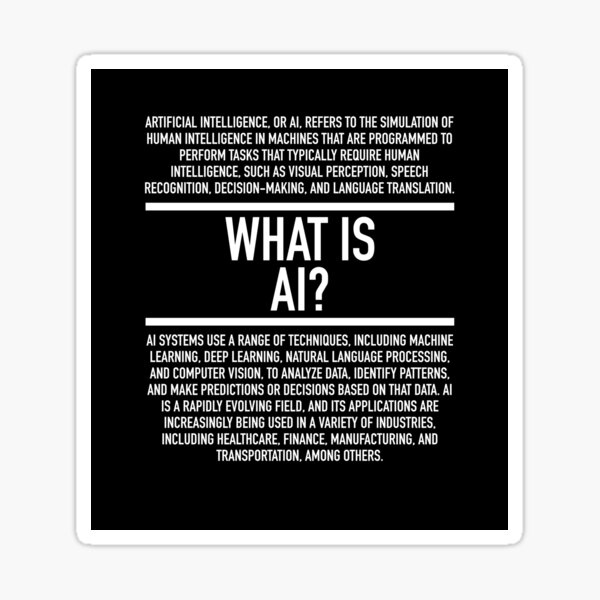Ai Defined Machine Learning Data Science Artificial Intelligence Python Geek Definition