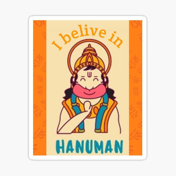 "Bhagwan Hanuman ji bajrang bali warrior god hanuman " Sticker for Sale ...