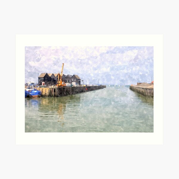 "Whitstable Harbour" Art Print for Sale by Trevor-Harvey | Redbubble
