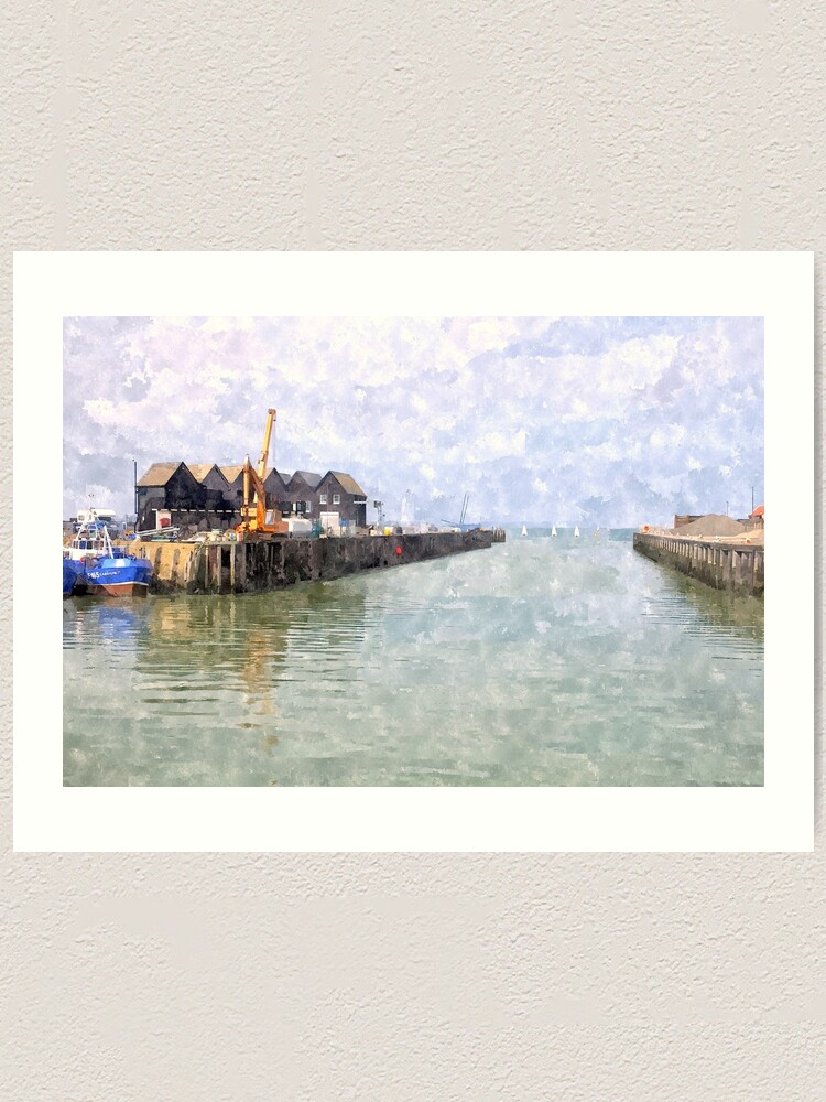 "Whitstable Harbour" Art Print for Sale by Trevor-Harvey | Redbubble