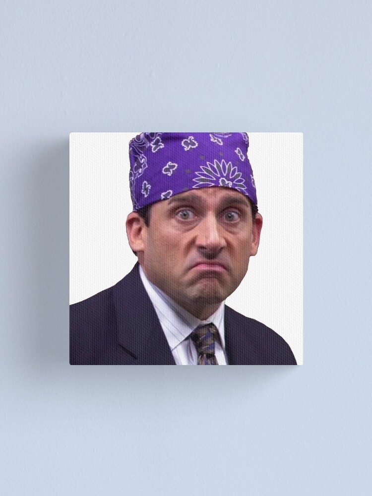 "Michael Scott - Prison Mike" Canvas Print for Sale by beewalker2000 ...