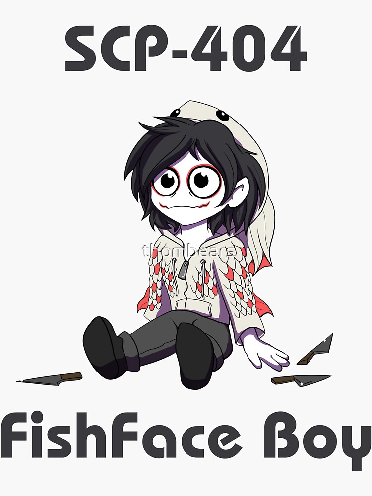 "Jeff the Fish (Bad Creepypasta)" Sticker for Sale by thombears | Redbubble