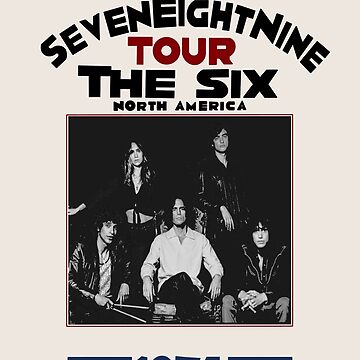 "the six seven eight nine concert poster " Sticker for Sale by you’re ...