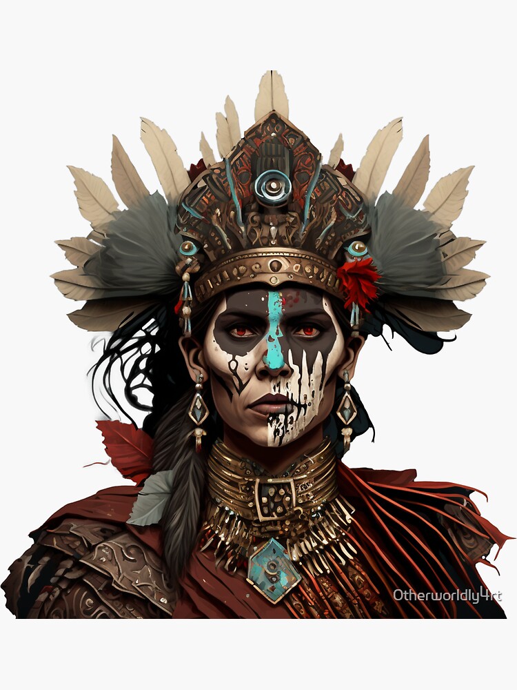 "Toci | Aztec Gods" Sticker for Sale by 0therworldly4rt | Redbubble