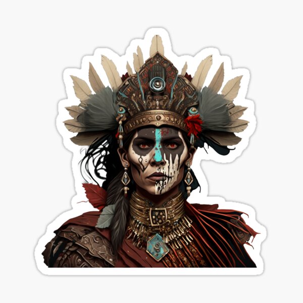 "Toci | Aztec Gods" Sticker for Sale by 0therworldly4rt | Redbubble