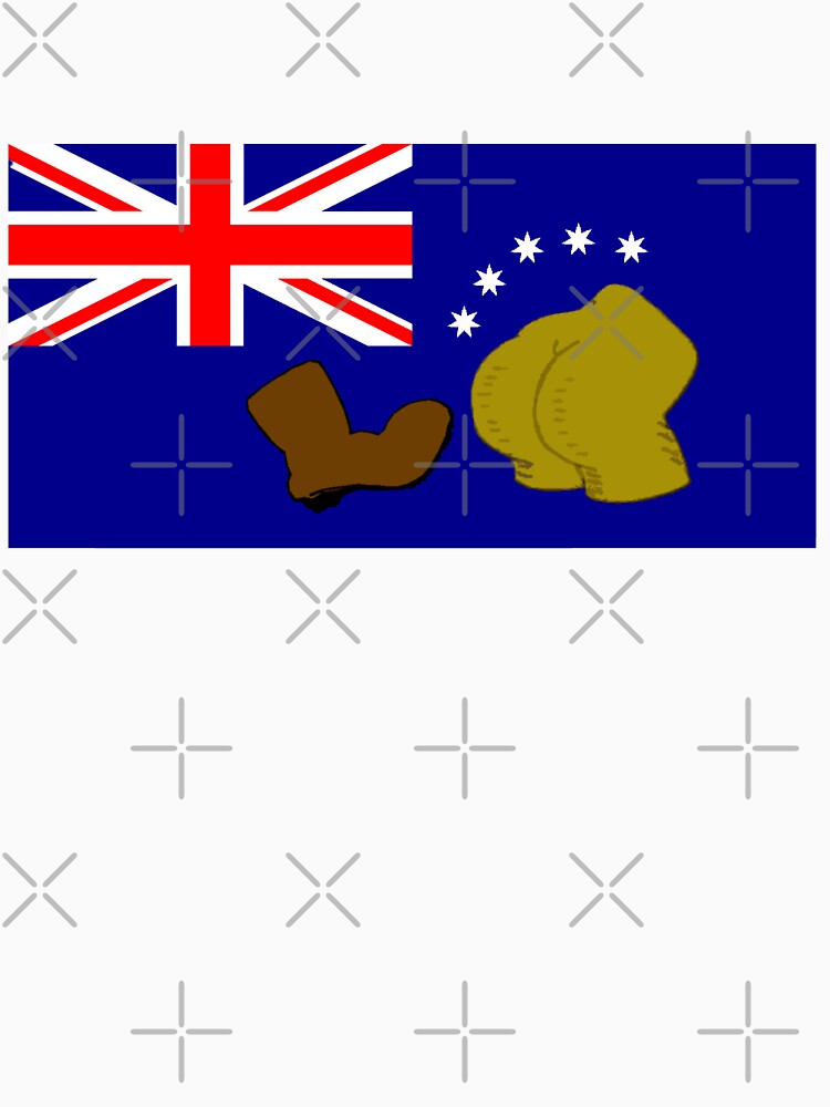 "Simpsons Australian Flag" T-shirt for Sale by gamerquinn | Redbubble ...