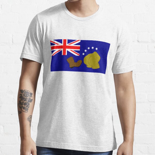 "Simpsons Australian Flag" T-shirt for Sale by gamerquinn | Redbubble ...