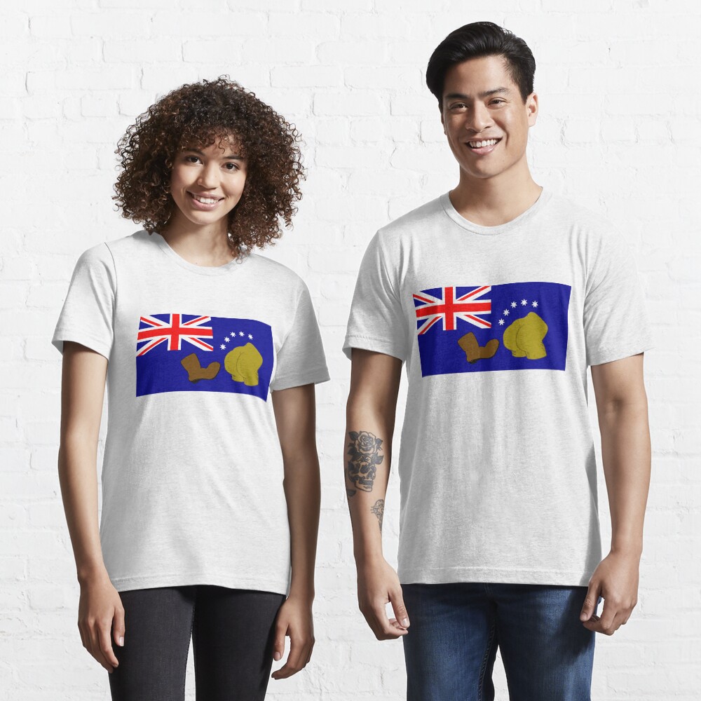 "Simpsons Australian Flag" T-shirt for Sale by gamerquinn | Redbubble ...