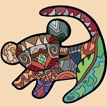 "Simba’s pattern" Sticker for Sale by IlseS | Redbubble