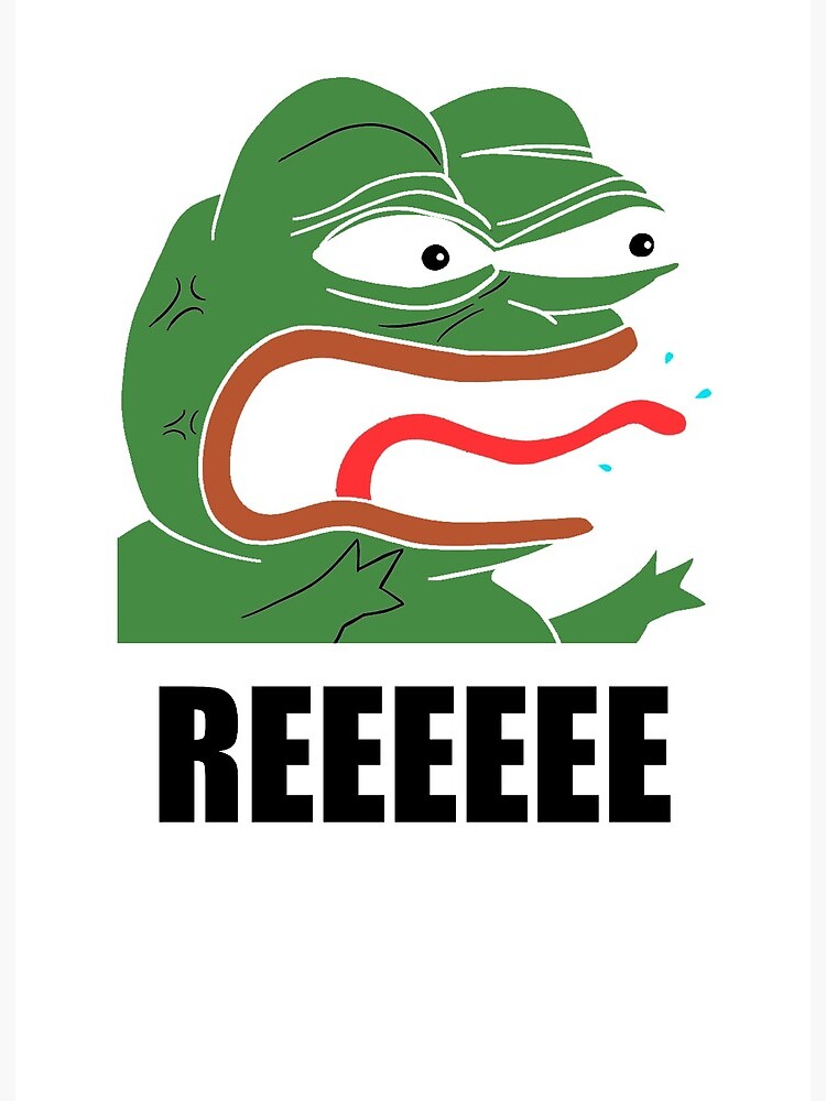 "REEEE Pepe" Art Board Print for Sale by ShirtSales1 | Redbubble