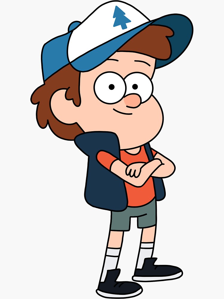 "Dipper Pines" Sticker for Sale by DigitalRedesign | Redbubble