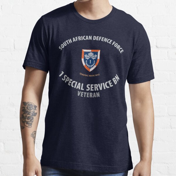 "SADF 1 Special Service Bn (1SSB) Veteran" Essential T-Shirt for Sale ...