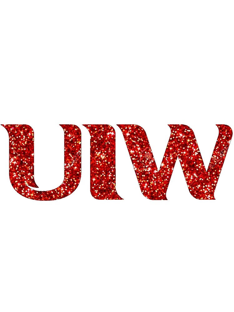 "UIW Glitter Logo" Art Print by analisaaaxo | Redbubble