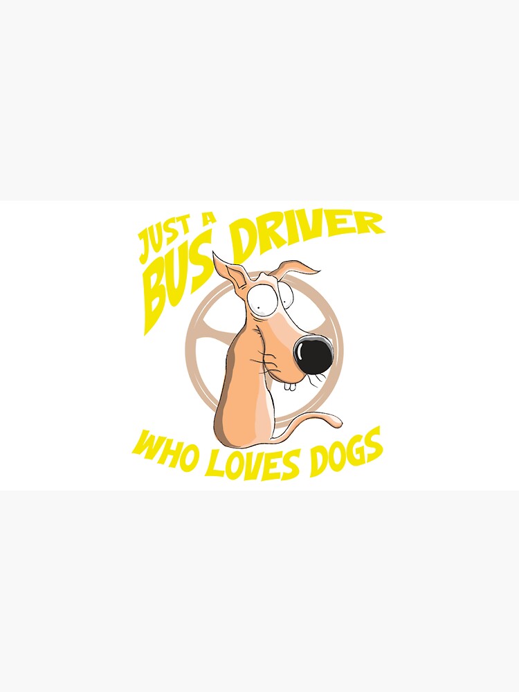 "Funny School Bus Driver Dog Lover Owner" Bucket Hat for Sale by ...