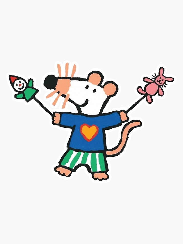 "Maisy the puppeteer" Sticker for Sale by radepsilon | Redbubble