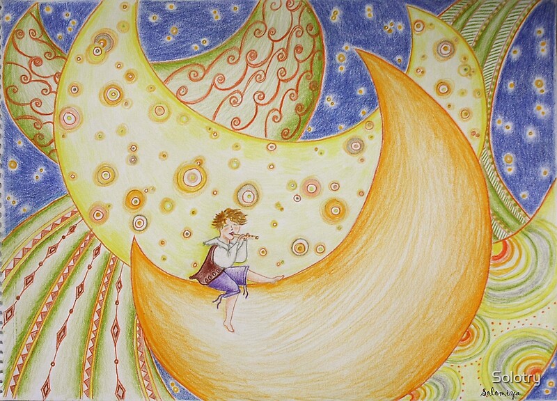 "Moon boy" by Solotry | Redbubble
