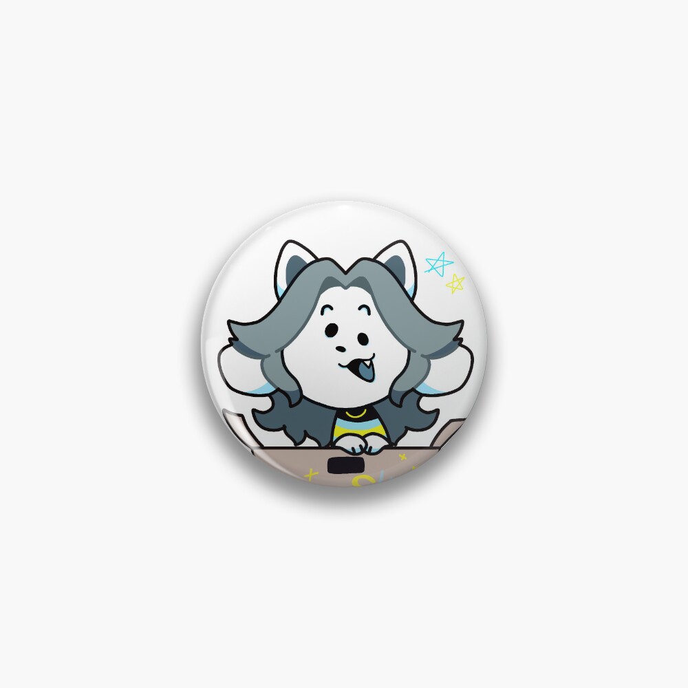 "Temmie!!!!!!!" Sticker for Sale by flowerkidlove | Redbubble