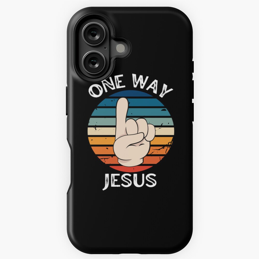 "One Way Jesus Revolution Finger Up " Poster for Sale by BeansHotTees ...