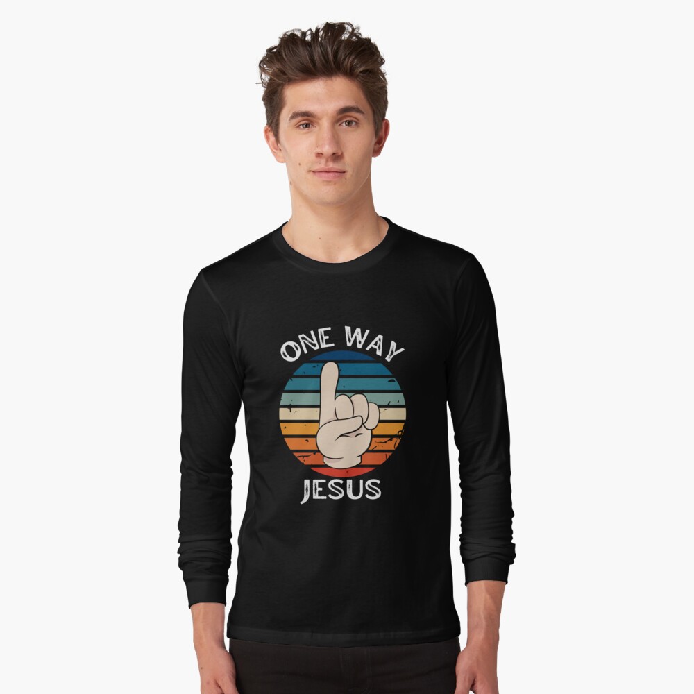 "One Way Jesus Revolution Finger Up " Poster for Sale by BeansHotTees ...