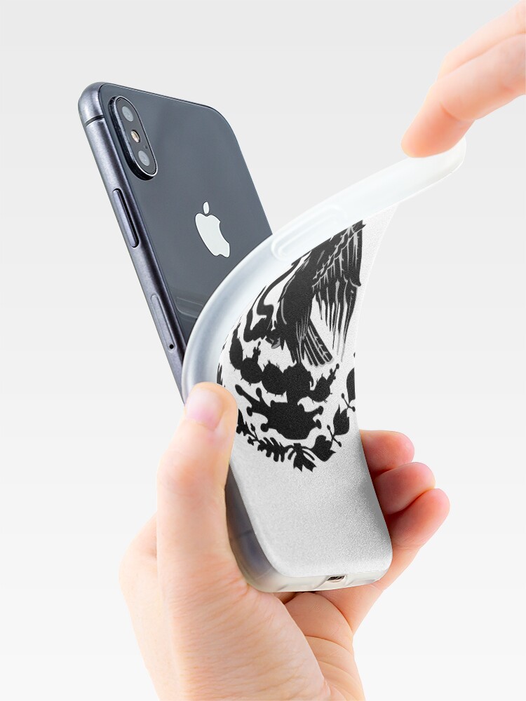"Mexico all Black coat of arms - escudo de Mexico" iPhone Case for Sale ...