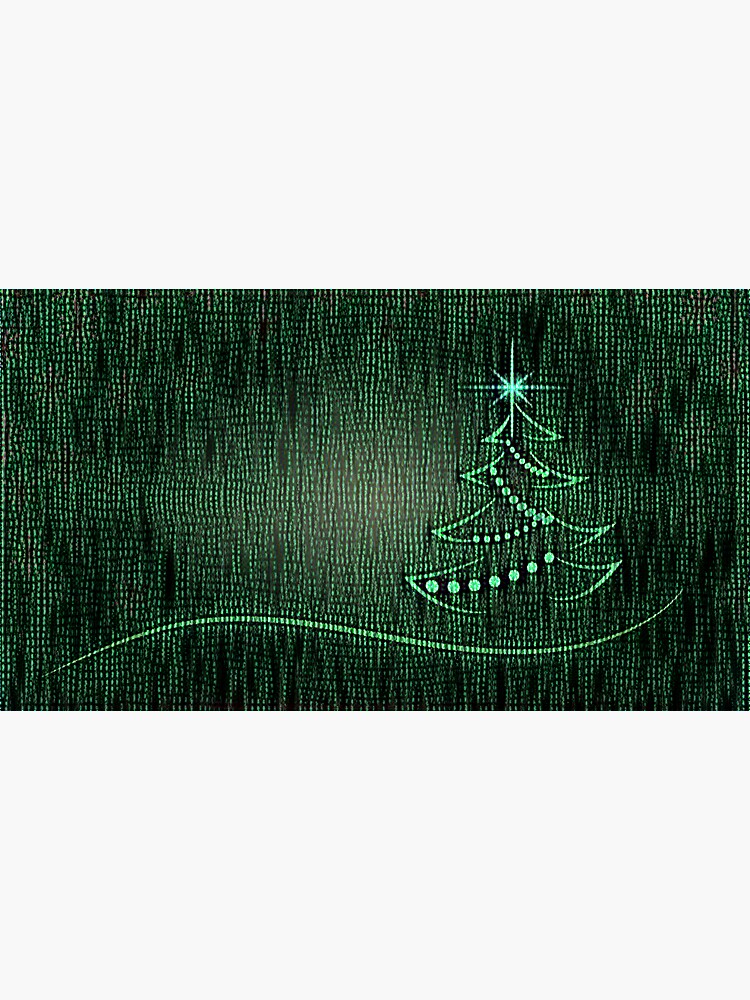 "Matrix Stylized Stylized Christmas Tree Design!" Sticker for Sale by ...