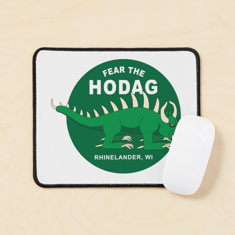 "Classic Fear the HODAG Rhinelander Wisconsin Sticker" Sticker for Sale ...