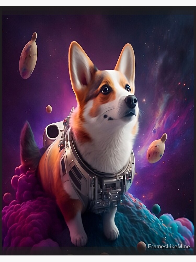 Galactic Corgi Premium Matte Vertical Poster sold by Ignacio Taboada ...