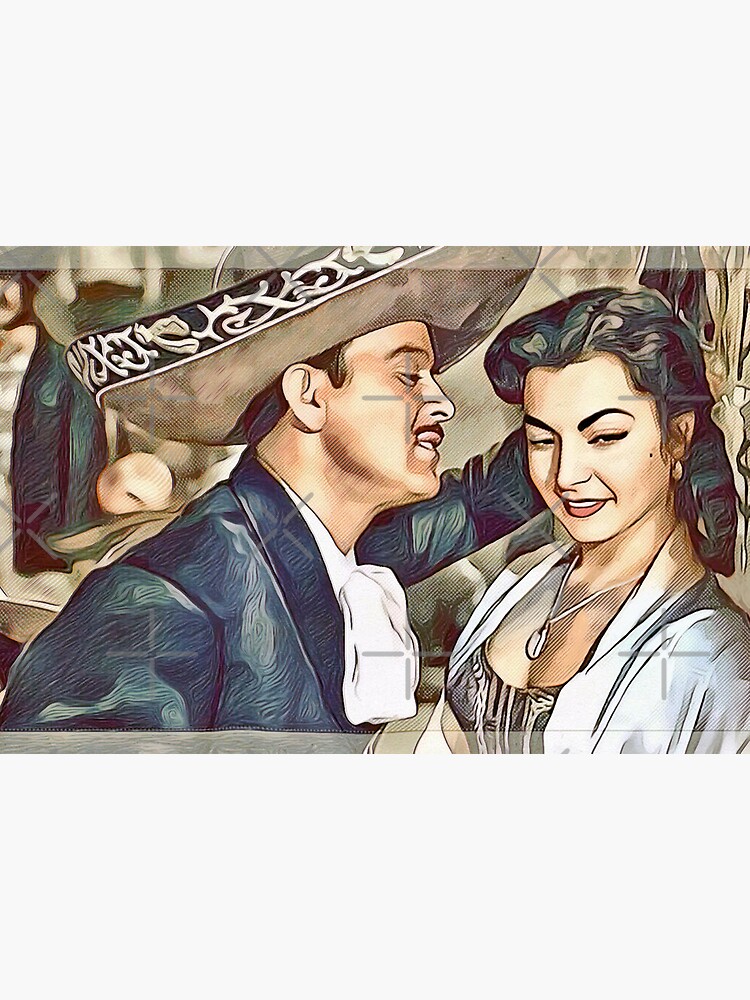 "Pedro Infante and Elsa Aguirre" Art Board Print by GalazArte | Redbubble
