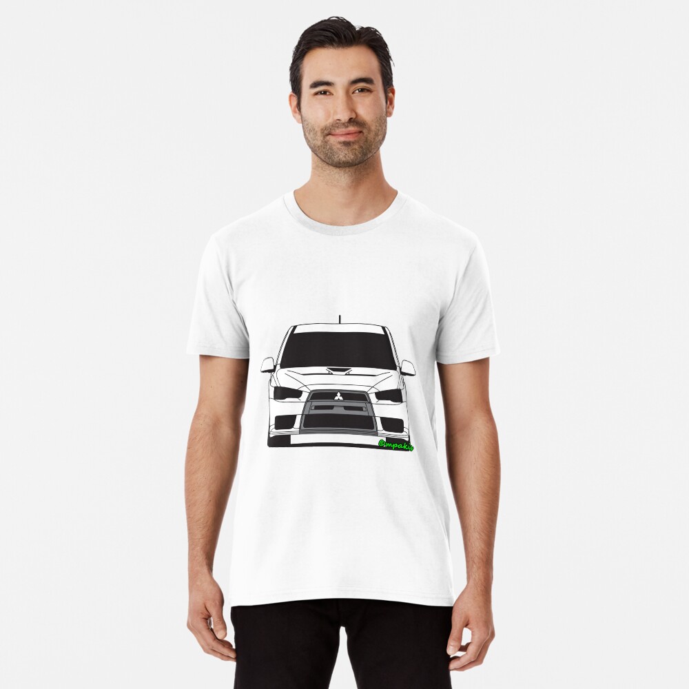 "Mitsubishi Lancer Evo X" Sticker for Sale by mpakis | Redbubble