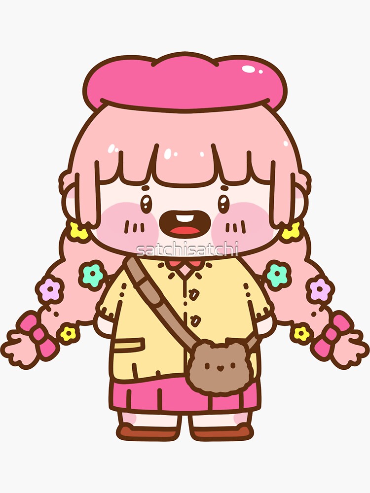 Cheveux Chibi Mignons Jolie Fille Chibi Aux Cheveux Blancs Isolée PNG