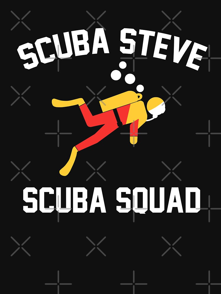 "Scuba Steve scuba squad" T-shirt by goodtogotees | Redbubble