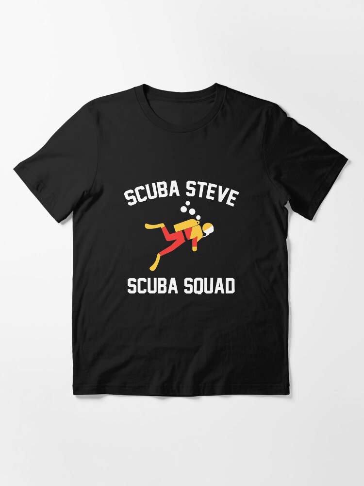 "Scuba Steve scuba squad" T-shirt for Sale by goodtogotees | Redbubble ...