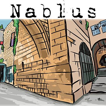 "Nablus - The Old City" Sticker for Sale by NJCartoon | Redbubble