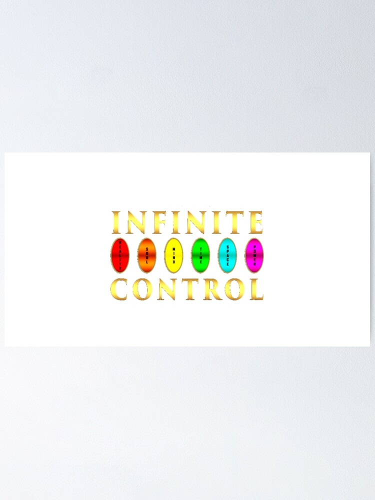 "Infinite Control" Poster for Sale by WYousef | Redbubble