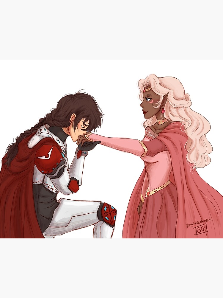 "The Altean Princess and Her Galran Knight" Art Print for Sale by ...