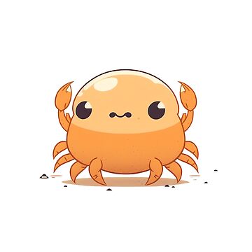 "Kawaii chibi cute crab" Sticker by ChibiInstant | Redbubble