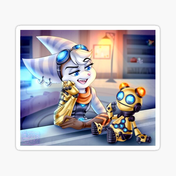 "Rivet and Kit" Sticker for Sale by AlyssaFoxah | Redbubble