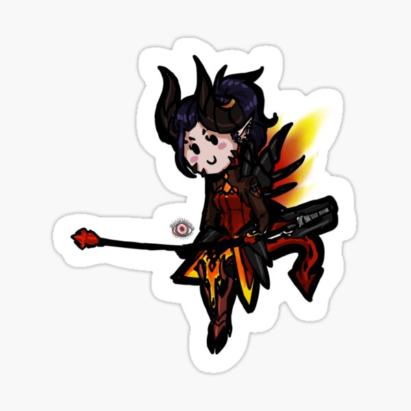 "Demon" Sticker by MonsterGoreguts | Redbubble