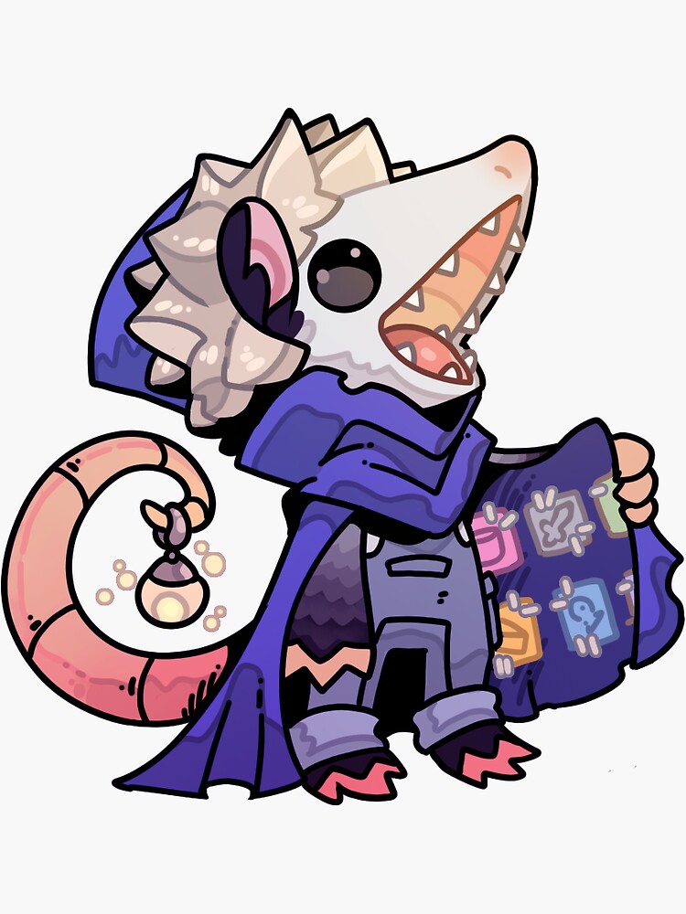 "Opossum Merchant" Sticker for Sale by sitaart | Redbubble