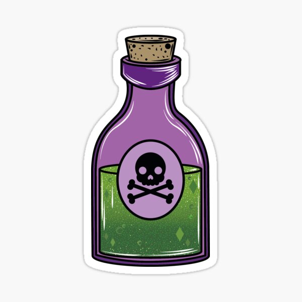 "Poison" Sticker for Sale by NicoleNagel | Redbubble